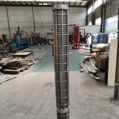China Polished Wedge Wire Screen with Round Profile Packaging Pallet à venda