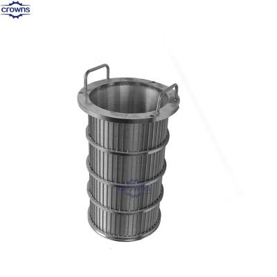 Cina stainless steel filter wedge wire johnson screen in vendita