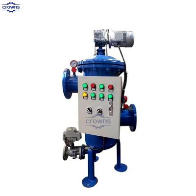 Cina Factory sale customized brush scraper type industrial automatic self cleaning filter auto clean in vendita