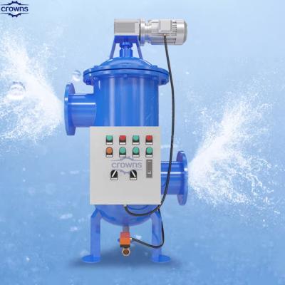 Cina China supplier Automatic self cleaning brush filter stainless steel 304 self cleaning filter in vendita