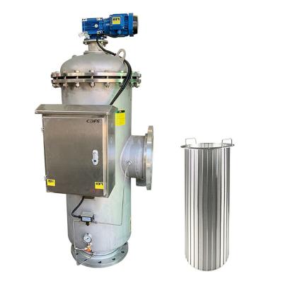 Cina Industrial Backwashing Automatic Self Cleaning Filter Horizontal Installation in vendita
