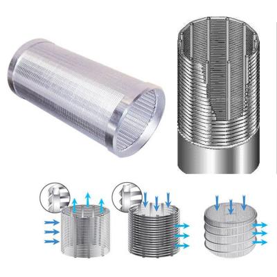 中国 Length 0.25m-3m 0r As Requirment and Polishing Johnson Wedge Wire Screens 販売のため