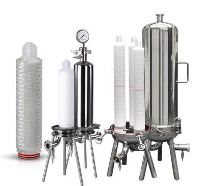 China 4.5m3/h Flow Rate Industrial Cartridge Filters for High Pressure and Temperature à venda
