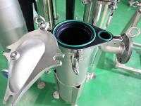 China Flange Connection Multi Cartridge Filter Housing featuring 222 O-ring Filter Elements for sale