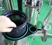 China Flange Connection Multi Cartridge Filter Housing featuring 222 O-ring Filter Elements for sale