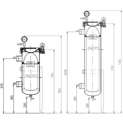 Cina Wide Range High Flow Filter Cartridges for Effective Filtration Solutions in vendita
