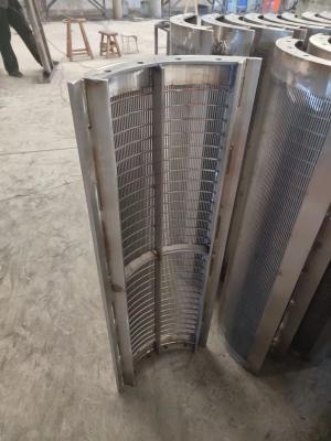中国 Durable Johnson Vee Wire Screen Width 0.5m-2.0m Aperture Varies from 25 to 350 Mircon 販売のため