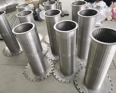 Cina Durable Johnson Vee Wire Screen Width 0.5m-2.0m Aperture Varies from 25 to 350 Mircon in vendita