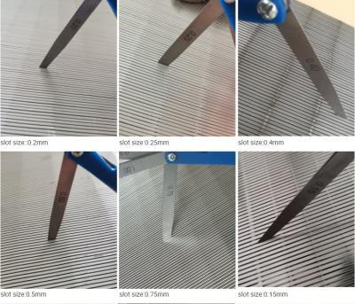 Cina Wooden Case Packaging for Wedge Wire Screen Wire size 1.5x2mm Slot Opening 0.02mm-15mm in vendita