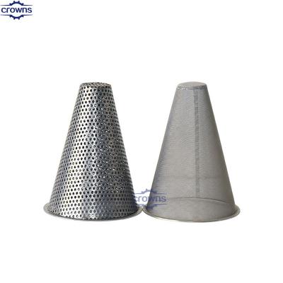Cina Customize Stainless Steel Wedge Wire Mesh Filters with Round Perforated Pipe/Tube in vendita