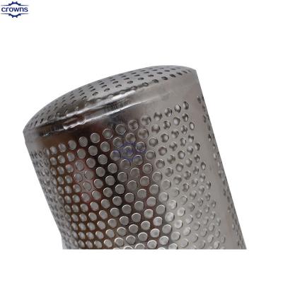 Cina Stainless Steel Wedge Wire V-Shaped Mesh Water Well Screen round Perforated Pipe/Tube with Johnson V Wire Self Cleanin in vendita