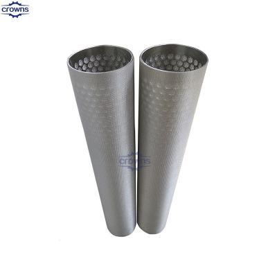 Cina High Strength Round Perforated Wedge Wire Screen Perforated Pipe/Tube in vendita