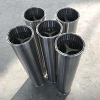 China High Performance Wedge Wire Screen Filter Rating 27%-80% Filter Mesh for sale
