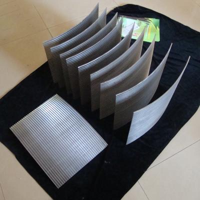 Cina Polishing Johnson Wedge Wire Screens with 7 - 10 mm Thickness in vendita