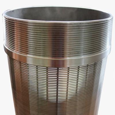 Cina 1 Piece Wedge Wire Screen Customized Slot Opening Length 0.25m-3m in vendita