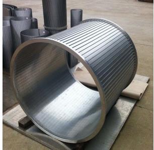 中国 0.1-0.55 縫い目サイズを持つ紙産業用円形銀色スクリーンバスケット 販売のため