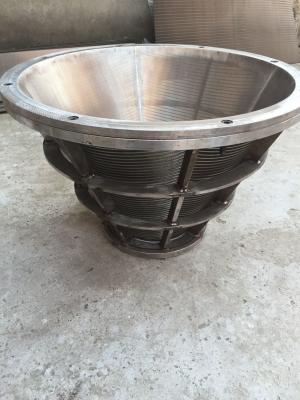 Cina Cesto di centrifuga a buco quadrato di spessore personalizzato con trattamento di superficie galvanizzato in vendita