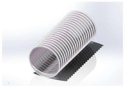 Cina Cesto di partizione centrifuga personalizzato utilizzando filo a cuneo triangolare in vendita