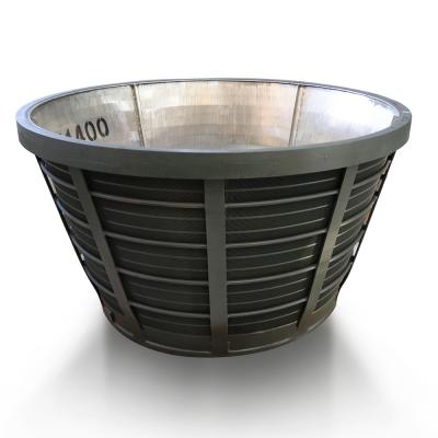 Cina Cesto di schermo industriale efficiente per uno spessore di filtrazione efficace 2 mm-6 mm in vendita