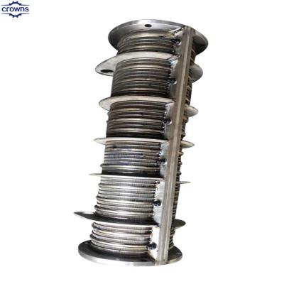 Cina Fabbrica 25 micron cilindro a scanalatura seta in acciaio inossidabile schermo tubo Johnson tubo cuneo filo schermo slot tubo ben schermo in vendita
