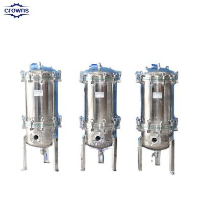 Cina Alloggiamento per filtri multicartuccia con pressione di lavoro di 0,6/1,0/1,6Mpa e precisione di filtrazione di 1μm-100μm in vendita