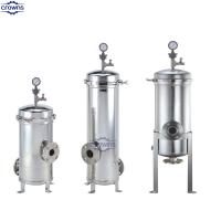 China Customizable SS Filter Housing with Flange Filter Interface and Various Filtration Accuracies for sale