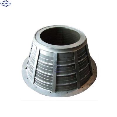 Cina Cesto di centrifuga resistente alla corrosione per l'industria chimica Cesto di centrifuga a angolo regolabile per la separazione precisa in vendita