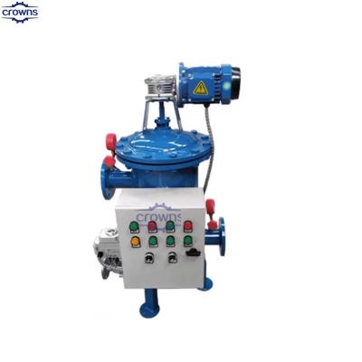 China Precisão de filtragem de 120 micrões, limpeza automática, controlo programável por PLC, adequado para vários tipos de água à venda