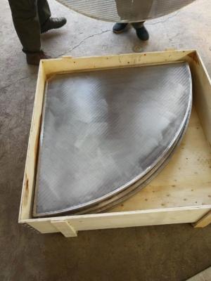 Cina Customized Industrial Sieve Screen with Rounded Corner and Screen Slot 90-150 in vendita