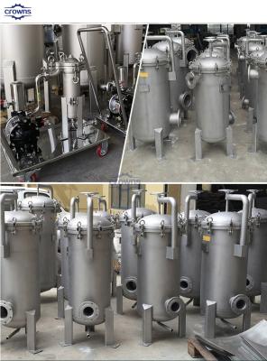 China 50 Bag Filtration Industrial Water Filtering for 2 Bag Size and 20000L/Hour Productivity à venda