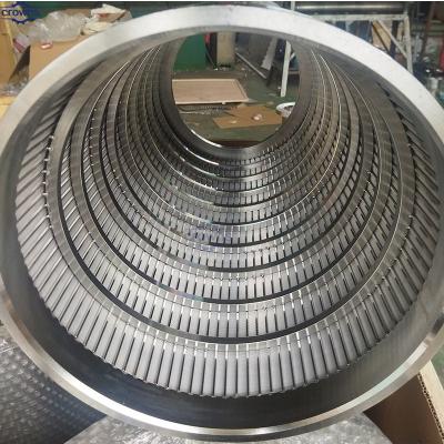 Cina Square Hole Shape Centrifugal Filtering Basket Length 500mm Customized for Industrial in vendita