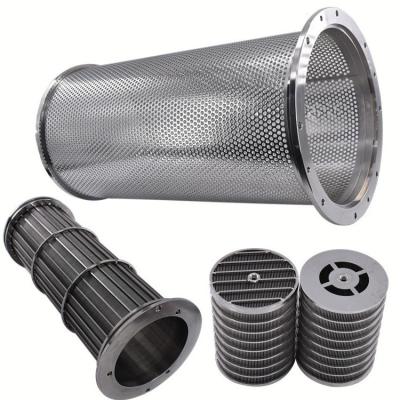 中国 Wire Size 2x3mm Wedge Wire Screen for Filter Rating 27%-80% Filter Mesh 販売のため