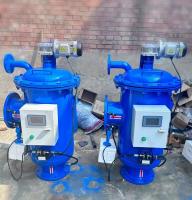 China Multi Filter Element Automatic Self Clean Backwashing Cartridge Filter With Control Cabinet for sale