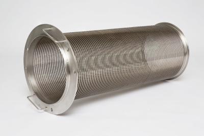 China Customized Hole Size Industrial Sieve Screen With 0.1-0.55 Seam Size And 37-90 Motor Power à venda