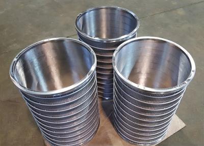Cina High Performance Industry Level Screen Basket With 0.1-0.55 Seam Size in vendita