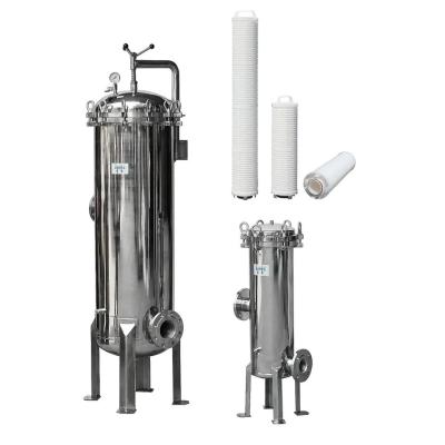 Cina Customized High Flow Cartridge Filter With High Filtration Accuracy in vendita