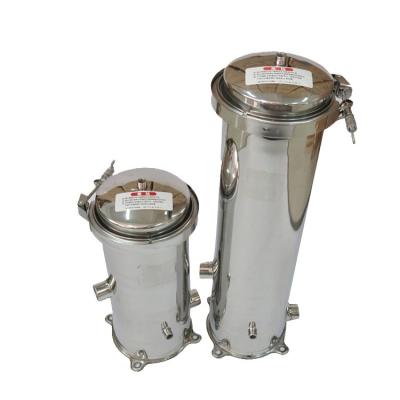 Cina Cassa di filtro per acqua in acciaio inossidabile ad alto flusso industriale multi cartuccia 7 core 40 pollici in vendita