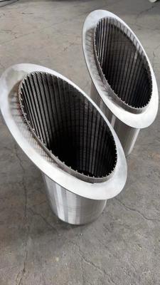 Cina Polishing Centrifuge Basket With 2*4mm Profile Wire And Stainless Steel Material in vendita
