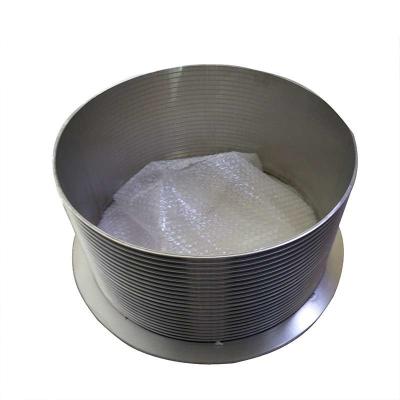 Cina 2*4mm Profile Wire Centrifuge Basket Spessore personalizzato in acciaio inossidabile in vendita