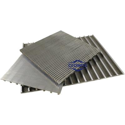 中国 Johnson Wedge Wire Mesh Filter Flat Grid Screens Panel 販売のため