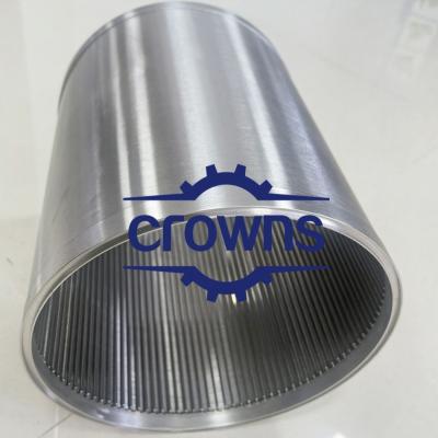 Cina Johnson Wedge Wire Screen Mesh Tube Acciaio inossidabile Filtro in metallo avvolto Filtro cilindro liquido in vendita