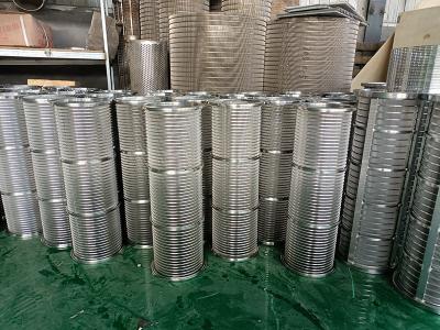 Cina V-Shaped Selded End Connection Wedge Wire Screen per le soluzioni di filtrazione in vendita