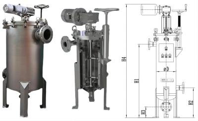 Cina Filtro automatico di auto-pulizia Potenza del filtro 0,75-7,5KW Precisione di filtrazione 100μm in vendita