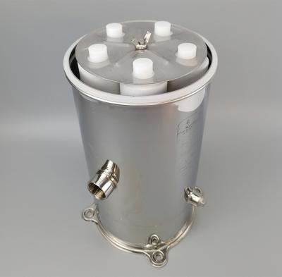 Cina 2-20 Cassa del filtro ad alta pressione per cartucce con connessione a flange in vendita