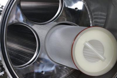 Cina Pressione massima 150 Psi-0,6mpa Cartuccia ad alto flusso alloggiamento filtro per 2,5 diametro cartuccia in vendita