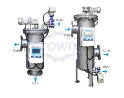 Cina 80m3/h Purificazione dell'acqua industriale Automa auto-pulizia filtro dell'acqua filtro di retrolavaggio in vendita