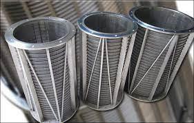 Cina Stagno di filo a cuneo in acciaio inossidabile 27%-80% Filtro 0,5m-2.0m 7 - 10 mm in vendita