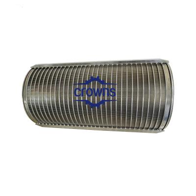 Cina 0.1mm slot gap in acciaio inossidabile 304 316 schermo a filo a cuneo per filtro di pozzo idrico in vendita