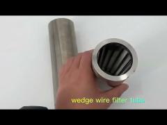 Johnson V Wire Wedge Wire Stainless Steel Water Well Filter Pipe Screen