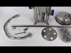 Best seller Flange type Cover for the Single Stainless Steel Bag Filter Housing For Water Treatment